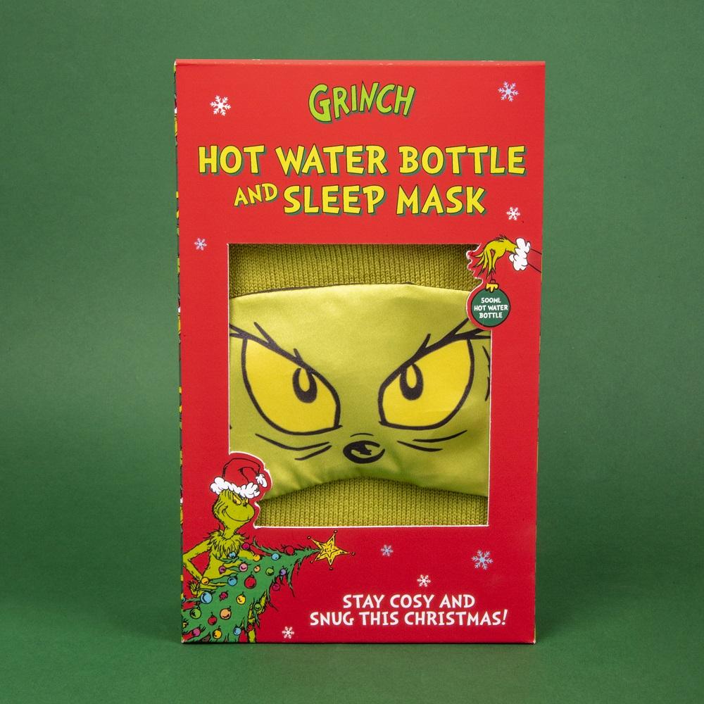 GRINCH - Gift Box - Hot Water Bottle + Sleep Mask : ShopForGeek.com ...