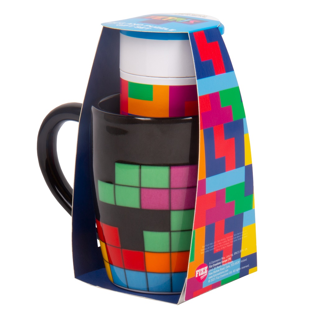 TETRIS - Gift Box - Mug 255 ml + Puzzle 100 Pc : ShopForGeek.com: Gift ...