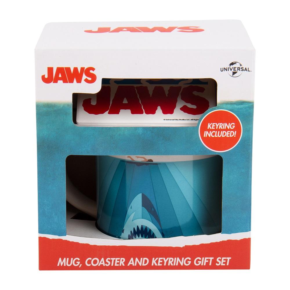 JAWS - Gift Box - Mug 250 ml + Coaster + Keyring : ShopForGeek.com ...