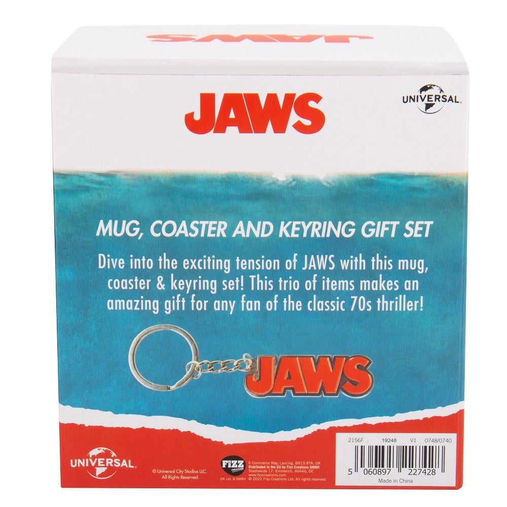 JAWS - Gift Box - Mug 250 ml + Coaster + Keyring : ShopForGeek.com ...
