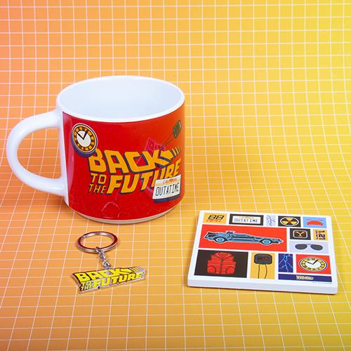 BACK TO THE FUTURE - Gift Box - Mug 430 ml + Coaster + Keyring ...