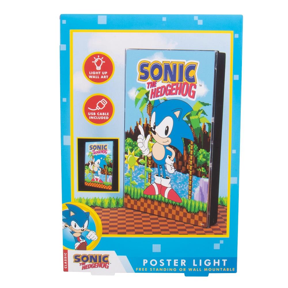 SONIC - Poster Light - 30cm : ShopForGeek.com: Lamp Fizz Creation Sonic