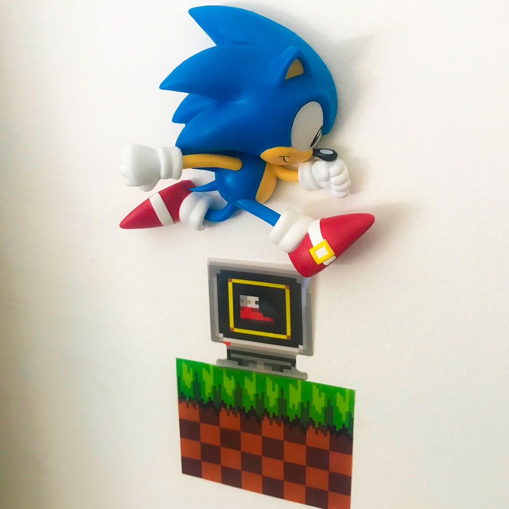 SONIC - Vinyl 3D Wall Stickers - 2 Pc + Stickers : ShopForGeek.com ...