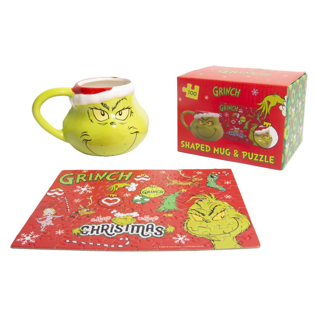 GRINCH - Pack Cadeau - Mug 3D 350 ml + Puzzle 100pc : ShopForGeek.com ...