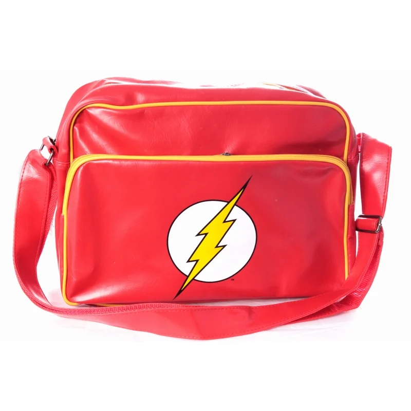 FLASH - Messenger Bag - Flash Logo - Red : ShopForGeek.com: Bag Cotton ...