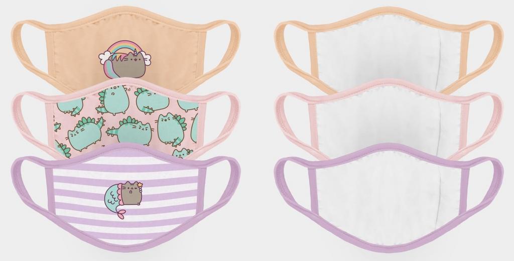 PUSHEEN - Set of 3 Face Cover : ShopForGeek.com: Protección de la salud ...