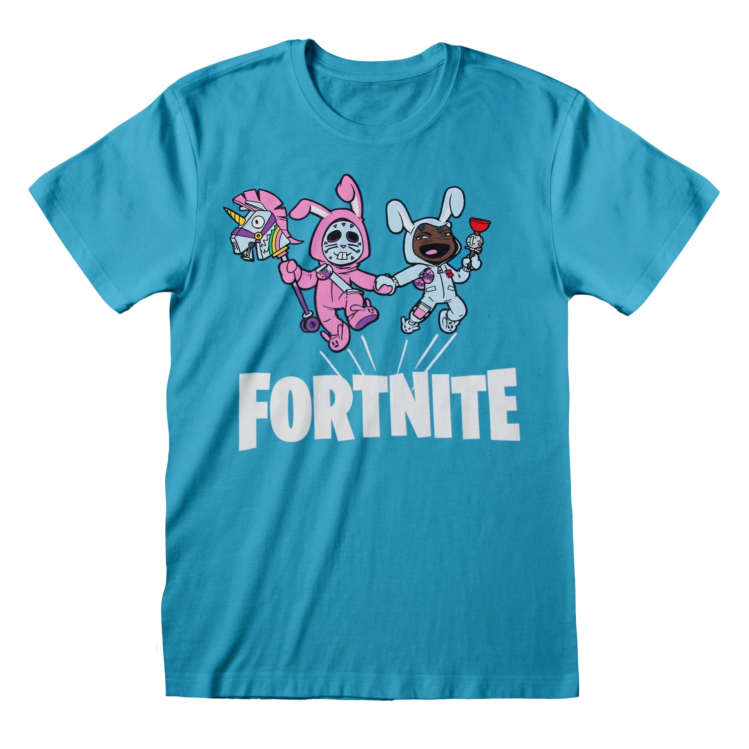 FORTNITE - T-Shirt Kids Bunny Trouble - Bleu Azure (14-15 ans ...