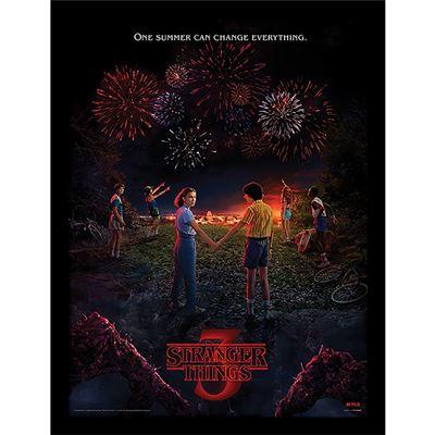 STRANGER THINGS - Un Eté - Impression encadrée 30x40cm : ShopForGeek ...