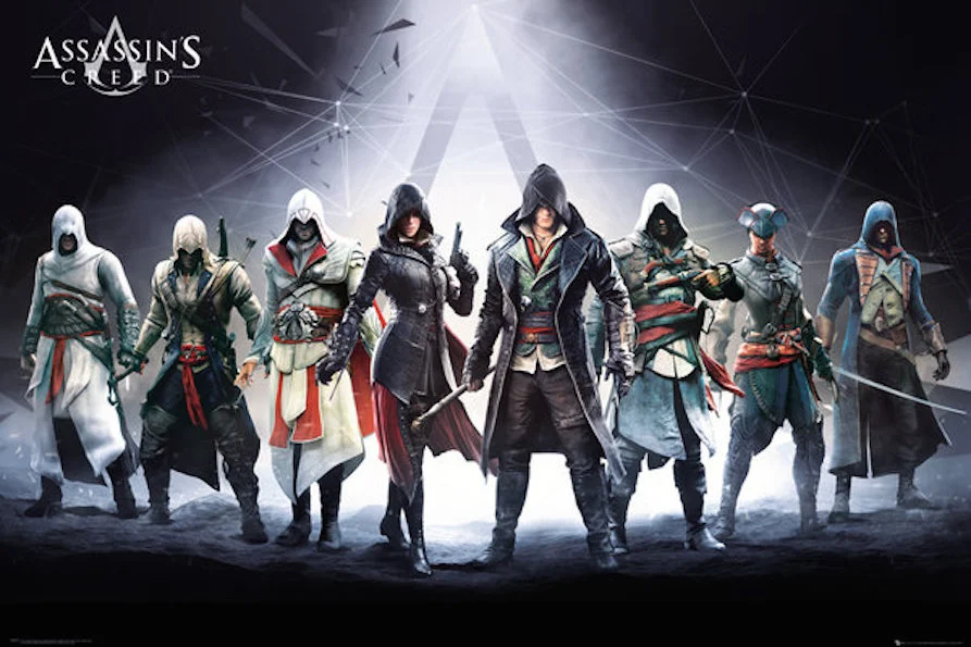 Assassins Creed Poster 61x91 Characters Poster