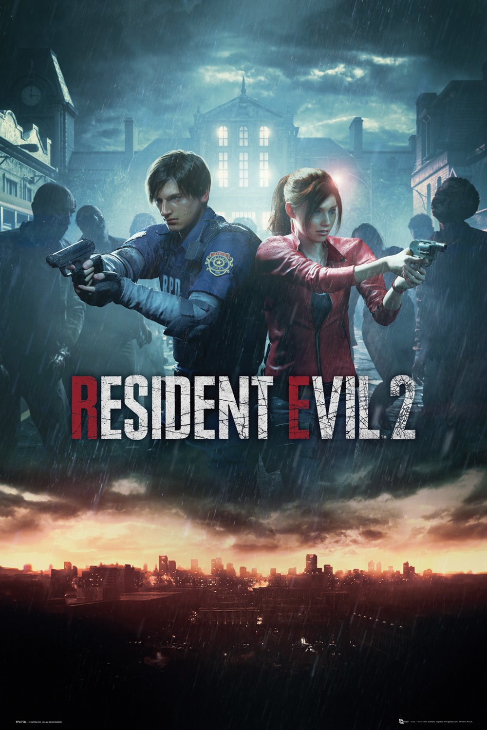 RESIDENT EVIL 2 - Poster 61X91 - City Key Art : ShopForGeek.com: Poster ...