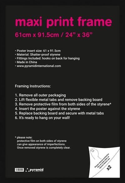 Maxi Poster Frame - 61x91.5cm : ShopForGeek.com: Others Pyramid GEEK ...