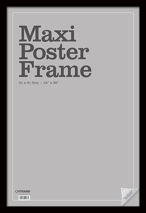 Maxi Poster Frame - Black MDF - 61x91.5cm : ShopForGeek.com: Pyramid ...