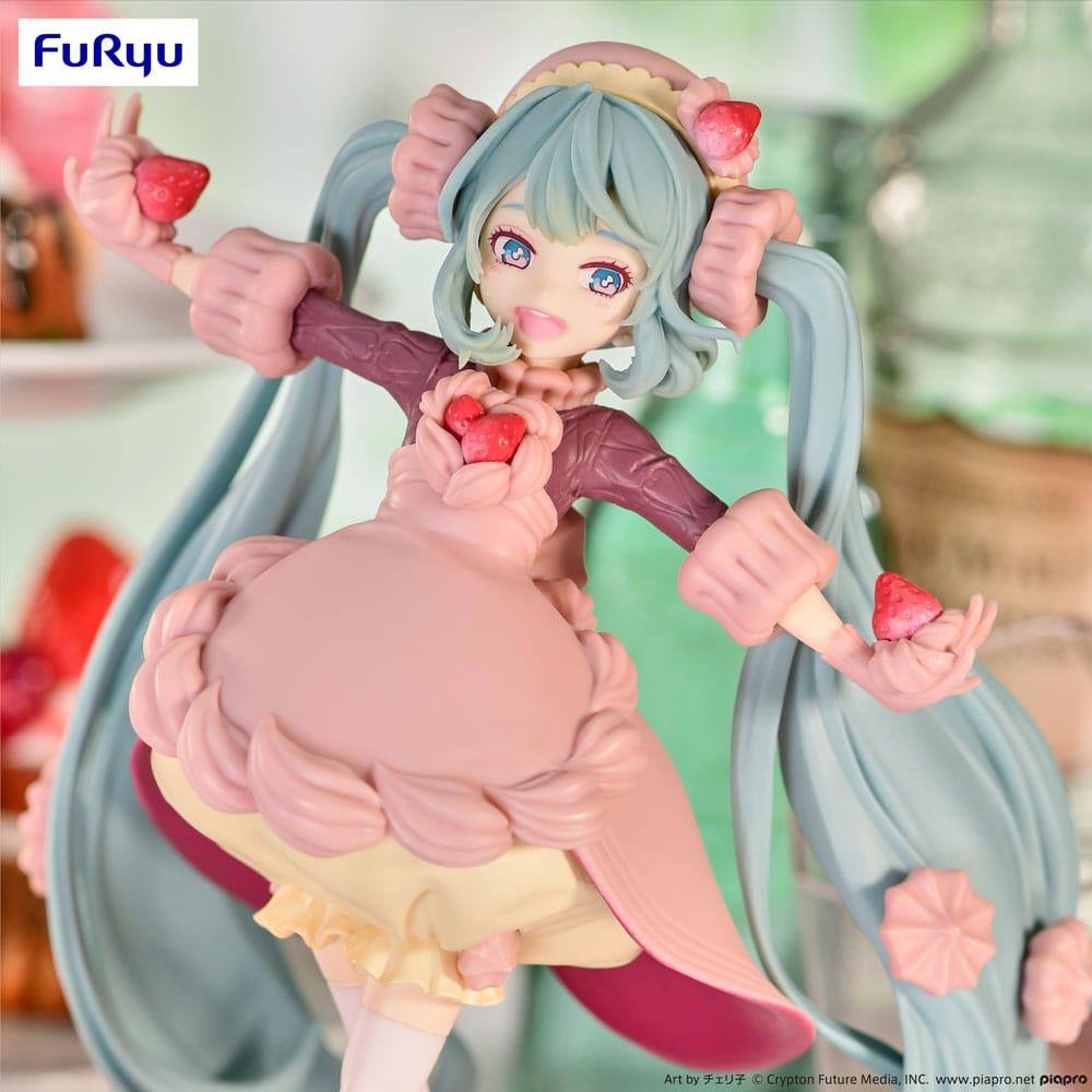 HATSUNE MIKU - Strawberry Chocolate Short - Statuette SweetSweets 17cm ...