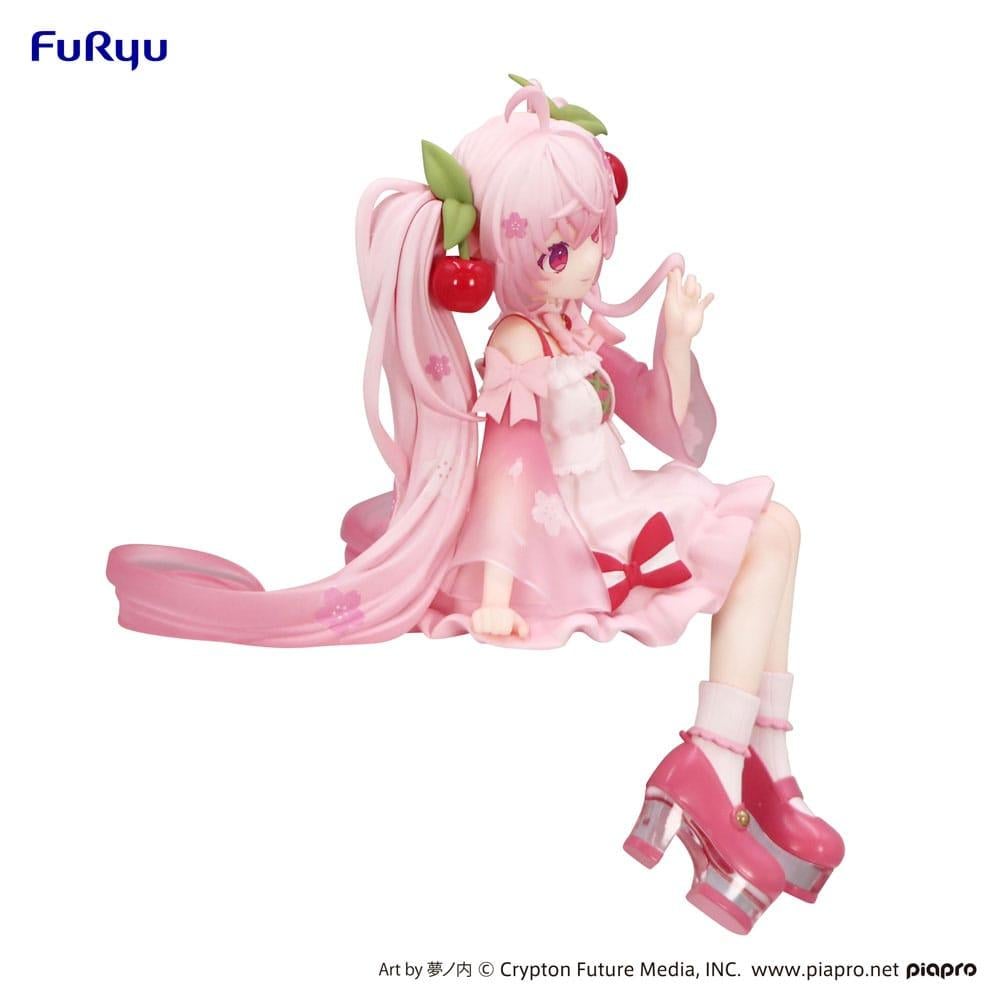 HATSUNE MIKU - Sakura Miku 2025 - Statue Noodle Stopper 14cm : ShopForGeek.com: Figurita Furyu ...