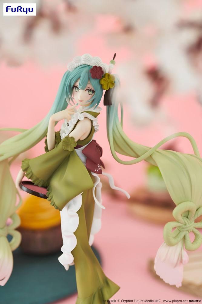 HATSUNE MIKU - Matcha Green Tea Parfait Vers. - Statue 20cm ...