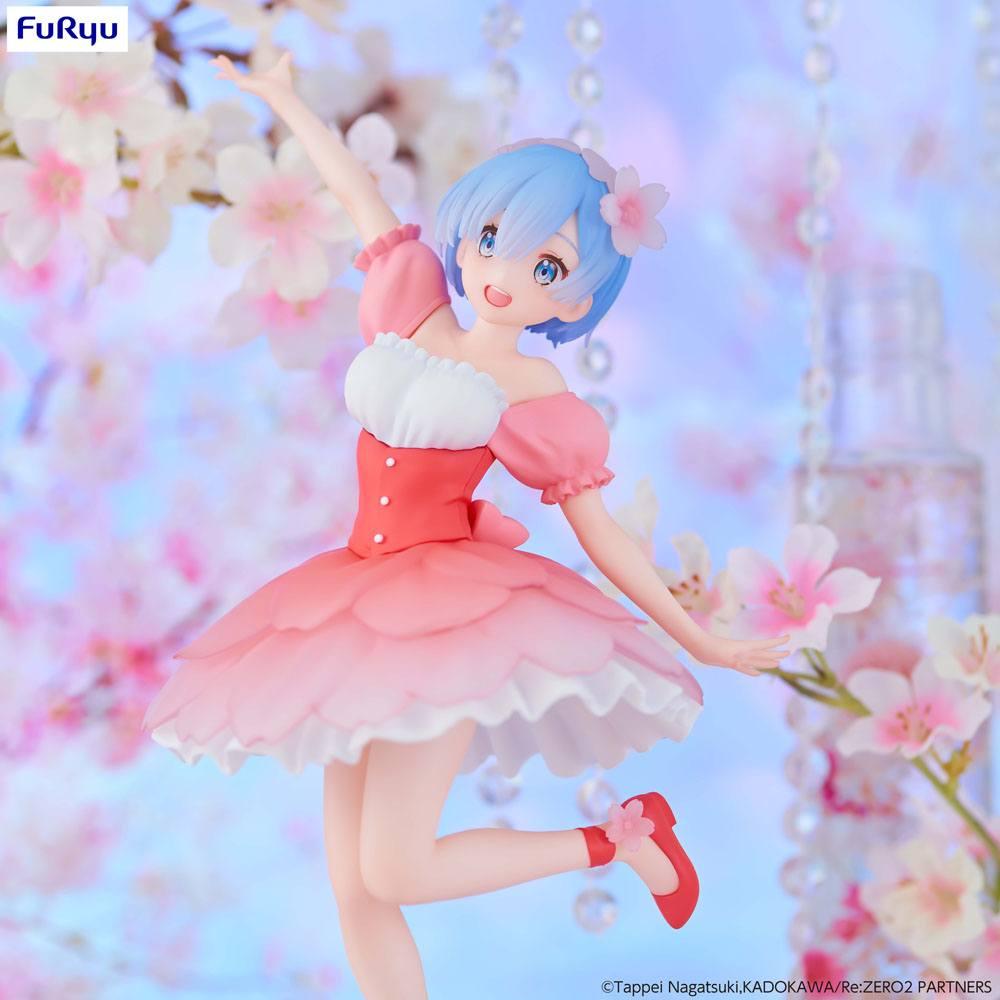 RE ZERO - Rem "Cherry Blossoms" - Statue PVC Trio-Try-It 21cm ...