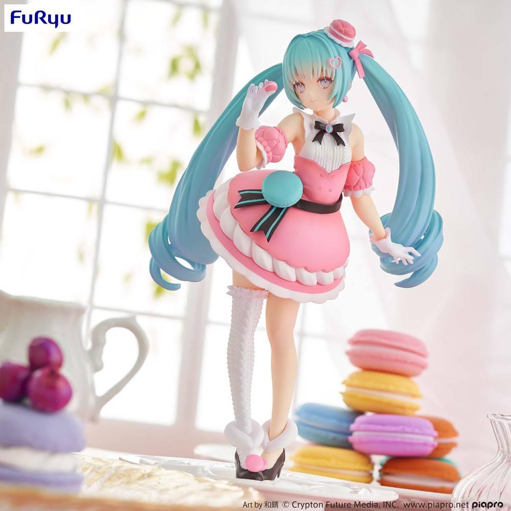 HATSUNE MIKU - Sweet Sweets Macaroon - Statue PVC Exceed Creative 21cm ...