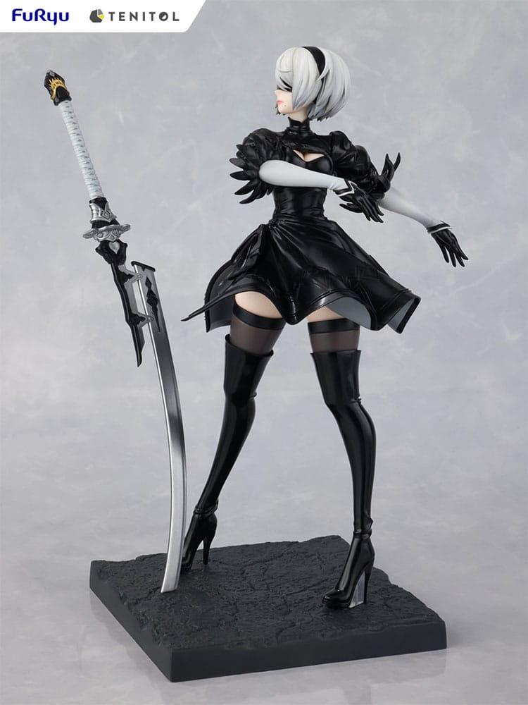 NIER AUTOMATA - 2B Ver1.1a - Statuette Tenitol 22cm : ShopForGeek.com: Figurine Furyu Gaming
