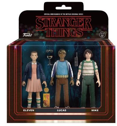 STRANGER THINGS - Pack 3 ReAction Figures - Set 1 - 14cm : ShopForGeek ...