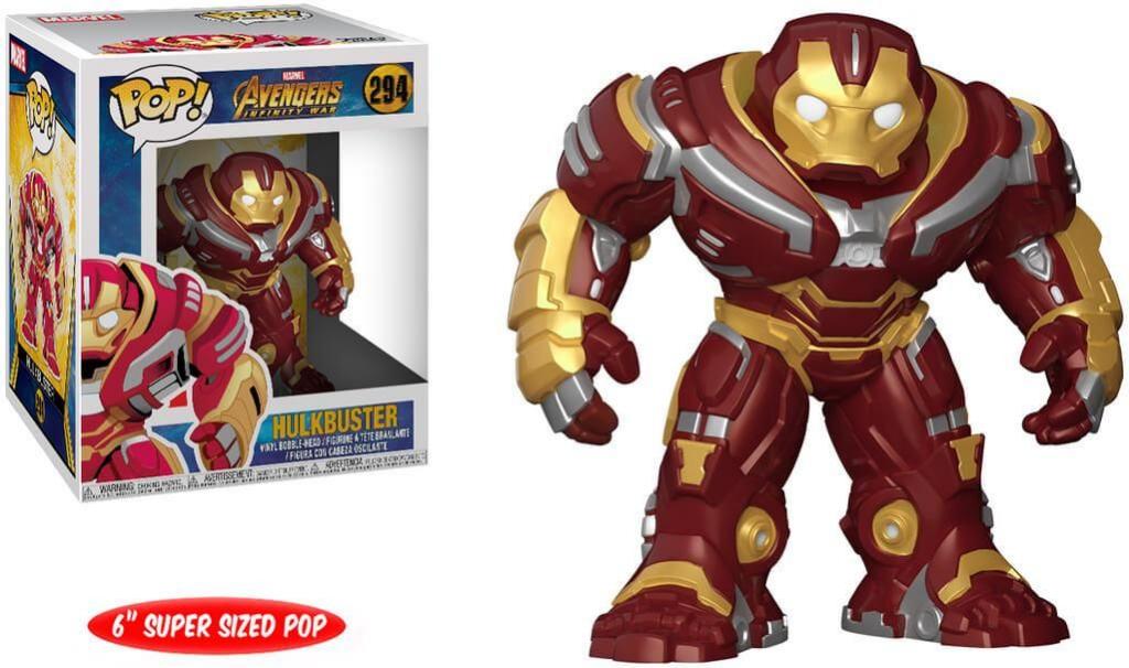AVENGERS INFINITY WAR - POP SUPER 6" N° 294 - HulkBuster : ShopForGeek ...
