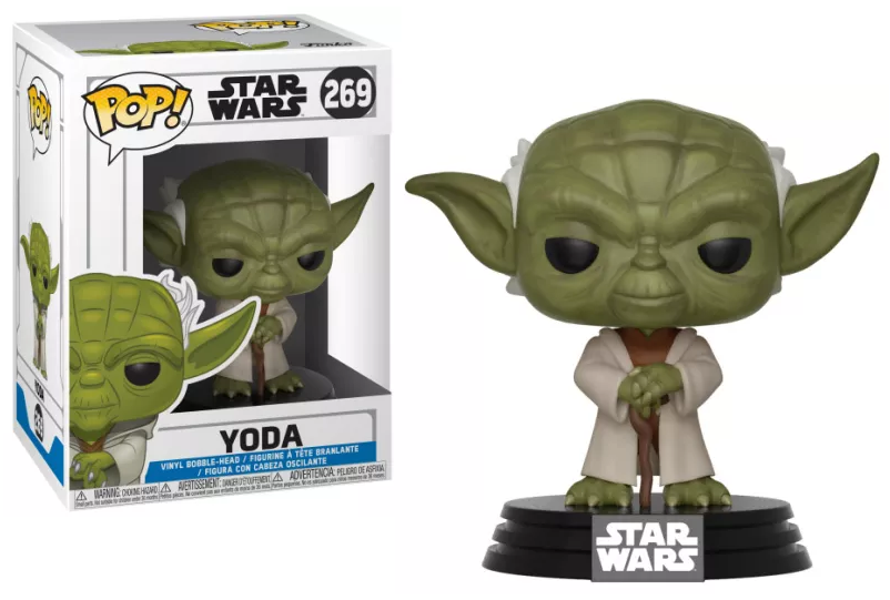 STAR WARS CLONE WARS - POP N° 269 - Yoda : ShopForGeek.com: Bobble Head ...