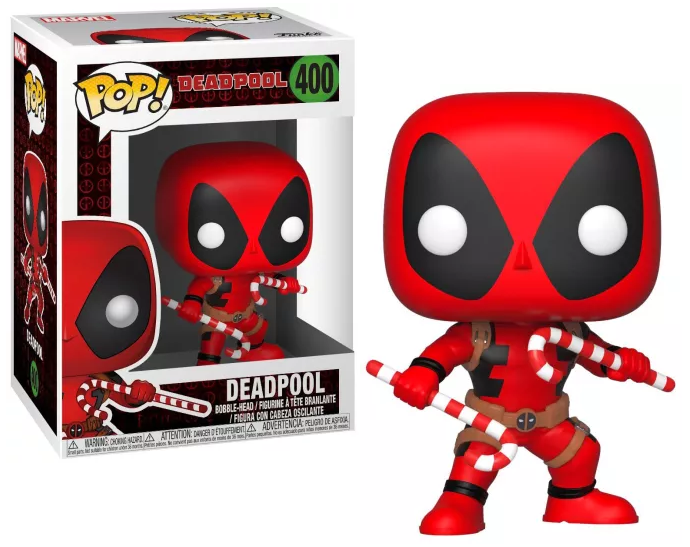 MARVEL - POP N° 400 - Holiday Deadpool : ShopForGeek.com: Cabezón POP ...