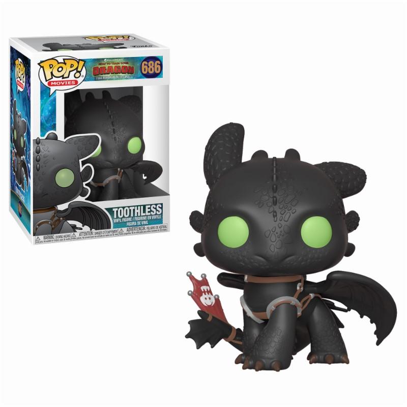 DRAGONS 3 - POP N° 686 - Toothless : ShopForGeek.com: Bobble Head POP ...