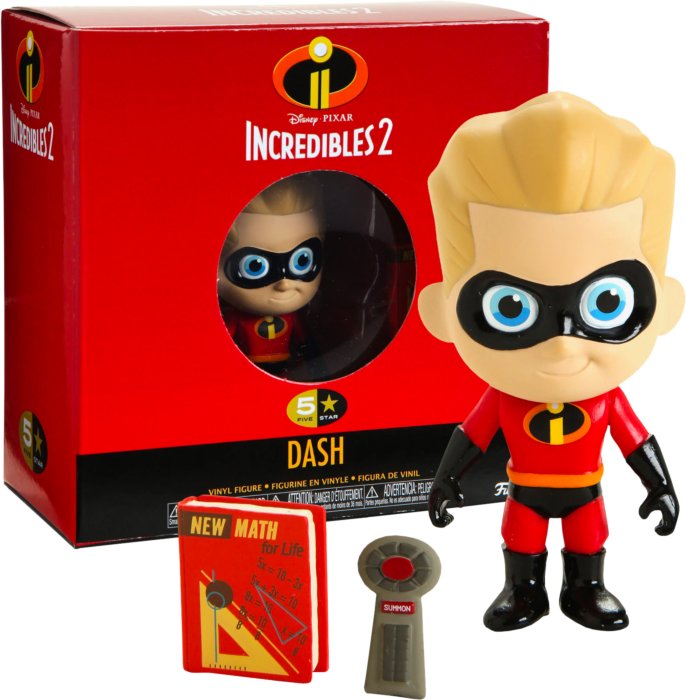DISNEY - 5 Star Vinyl Figure 8 cm - Incredible 2 - Dash : ShopForGeek ...