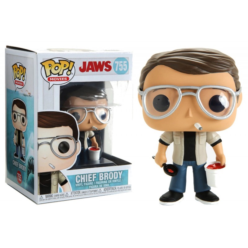 JAWS - POP N° 755 - Chief Brody : ShopForGeek.com: Bobble Head POP ...