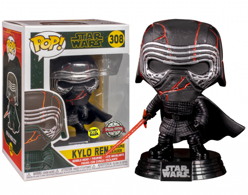 STAR WARS - POP N° 308 - Kylo Ren Sup. Leader GITD SPECIAL EDITION ...