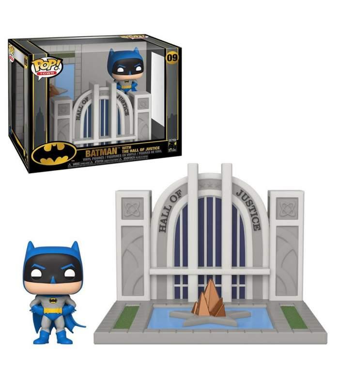DC COMICS - POP TOWN N° 09 - Batman Hall of Justice : ShopForGeek.com ...