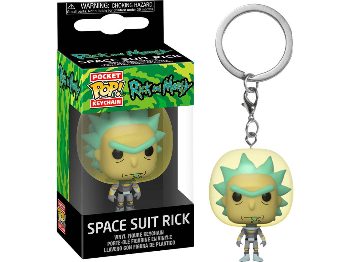 RICK & MORTY - Pocket Pop Keychains - Rick w/ Space Suit - 4cm ...