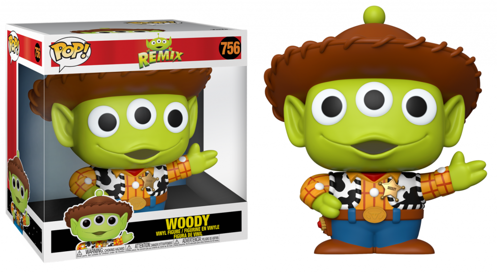 TOY STORY - POP JUMBO 10" N° 756 - Alien Remix Woody : ShopForGeek.com ...