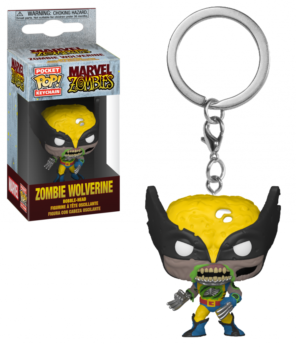 MARVEL ZOMBIES - Pocket Pop Keychains - Wolverine - 4cm : ShopForGeek ...