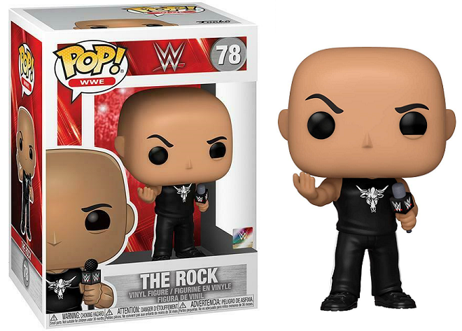 WWE - POP N° 78 - The Rock : ShopForGeek.com: Bobble Head POP Funko WWE