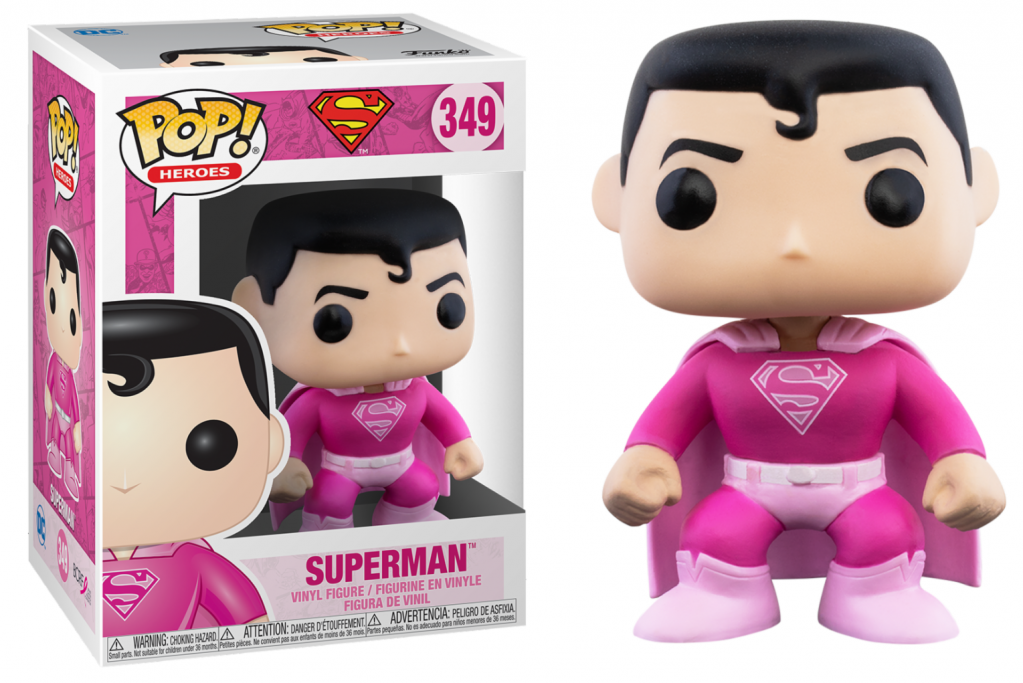 DC COMICS - POP N° 349 - Superman Breast Cancer : ShopForGeek.com ...