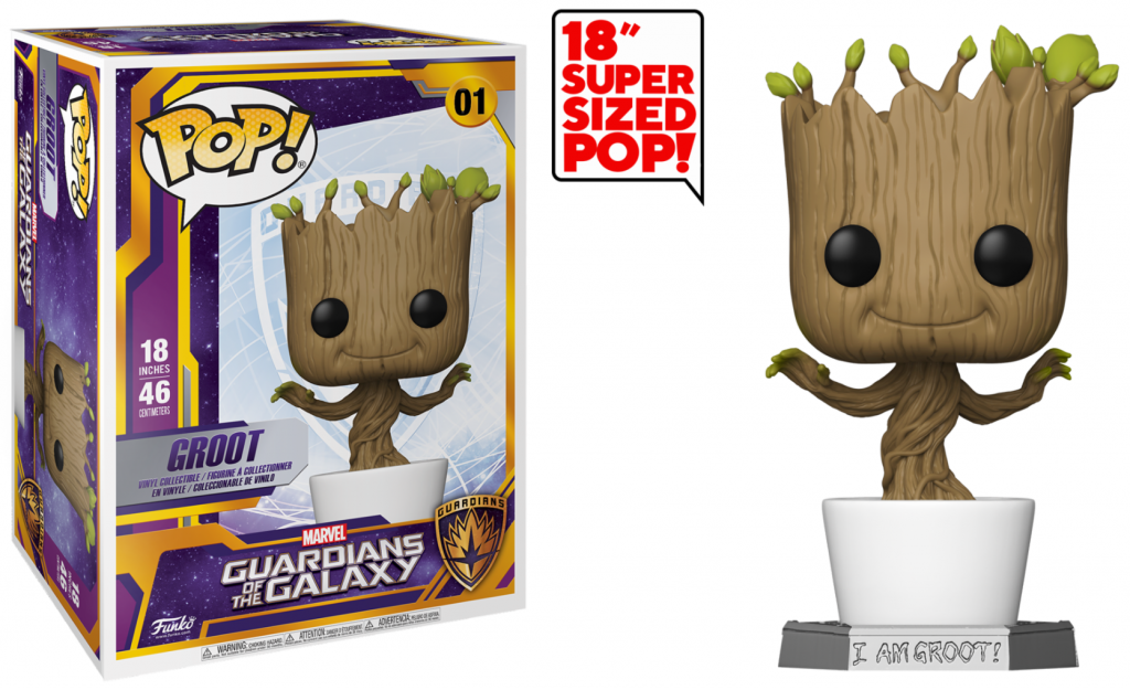 MARVEL - POP MEGA 18" N° 01 - Groot - 46cm : ShopForGeek.com: Bobble ...