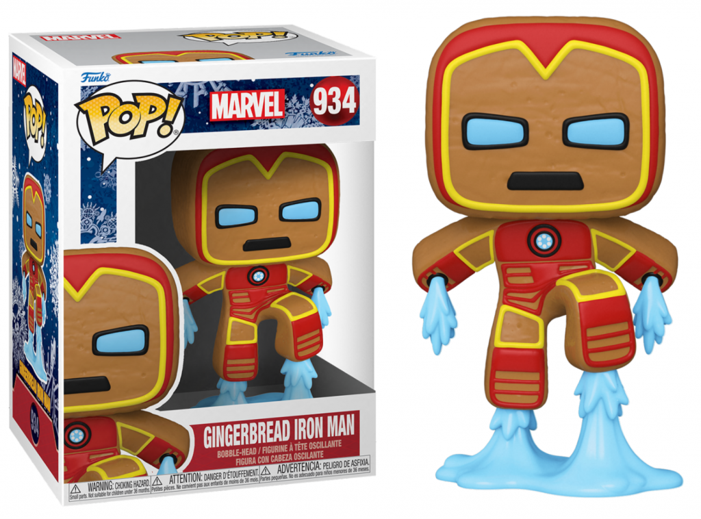 MARVEL - POP N° 934 - Gingerbread Iron Man : ShopForGeek.com: Bobble ...