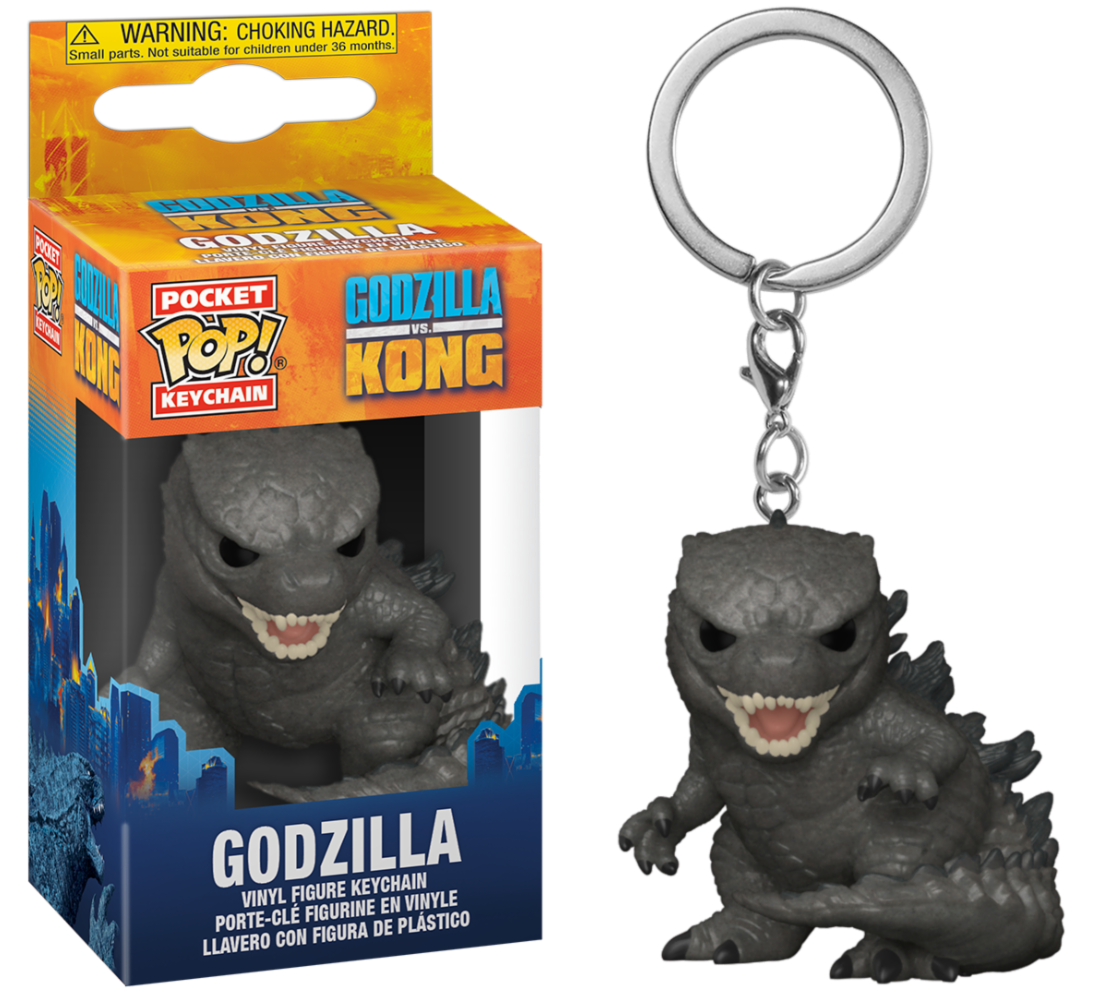 GODZILLA VS KONG - Pocket Pop Keychain - Godzilla : ShopForGeek.com ...