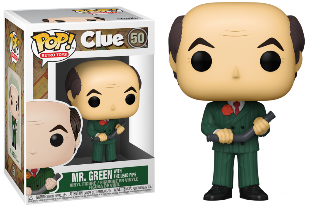 CLUEDO - POP N° 50 - Mr. Green w/ Lead Pipe : ShopForGeek.com: Bobble ...