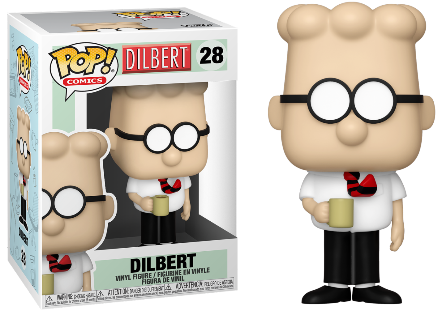 DILBERT - POP N° 28 - Dilbert : ShopForGeek.com: Bobble Head POP Funko ...