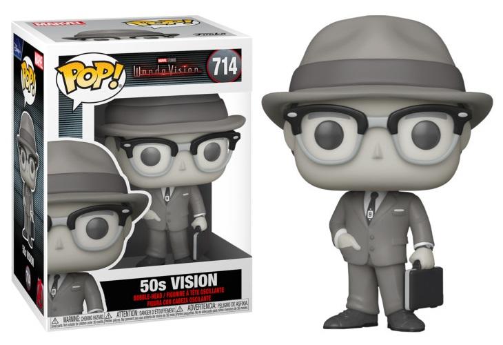 WANDAVISION - POP N° 714 - Vision (50s) : ShopForGeek.com: Bobble Head ...