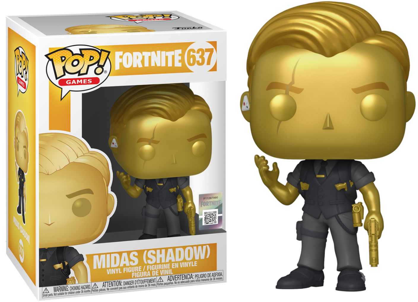 FORTNITE - POP N° 637 - Midas (metallic) : ShopForGeek.com: Bobble Head ...