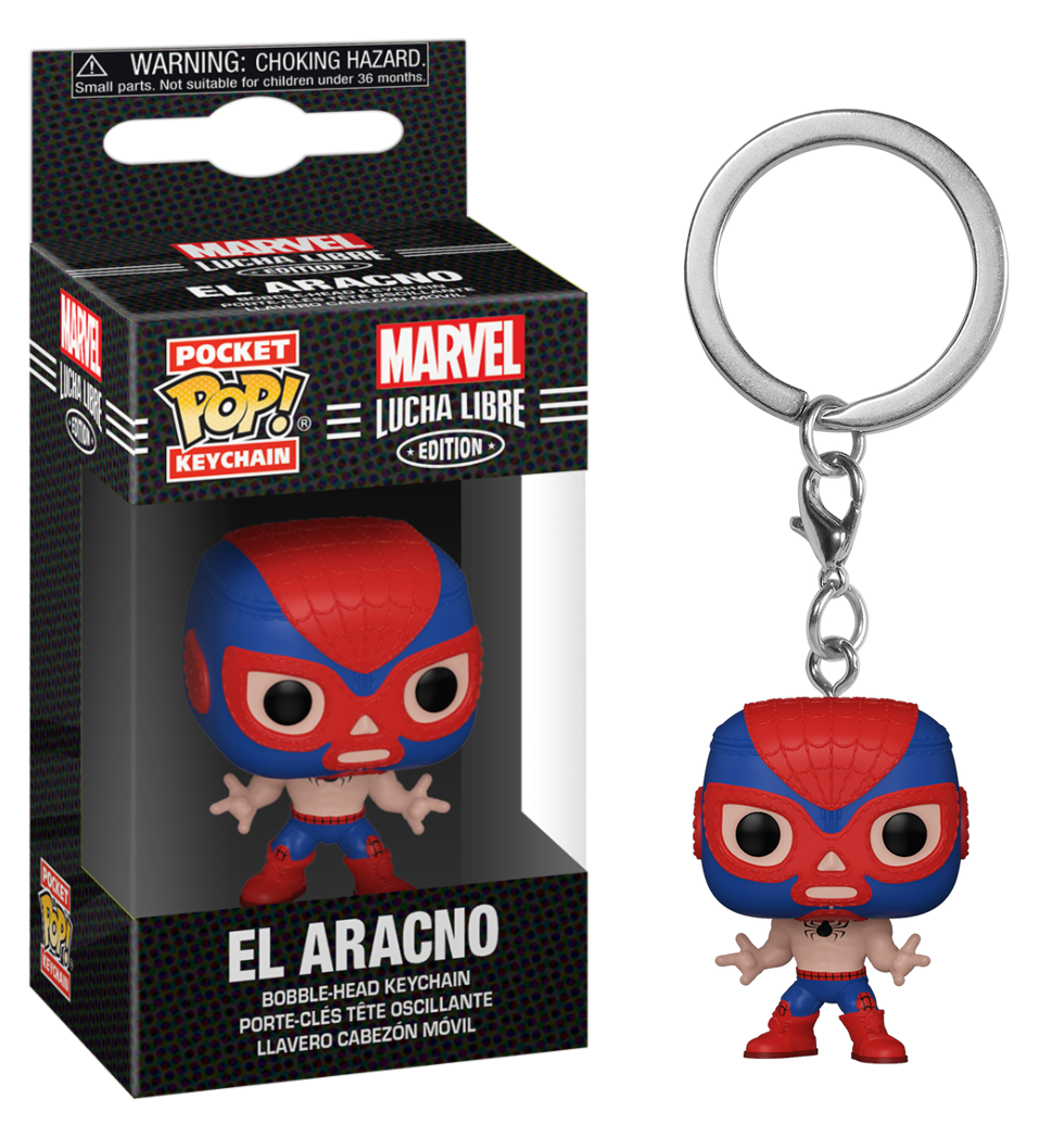 MARVEL - Pocket Pop Keychains - Lucha Libre Spider-Man - 4cm ...