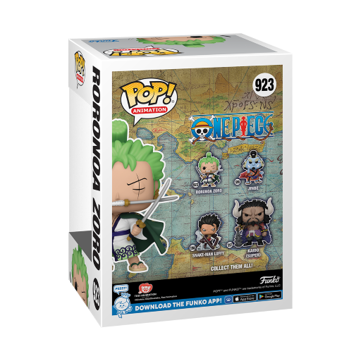 ONE PIECE - POP N° 923 - Roronoa Zoro : ShopForGeek.com: Bobble Head ...