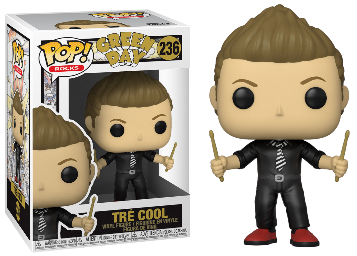GREEN DAY - POP N° 236 - Tre Cool : ShopForGeek.com: Bobble Head POP ...