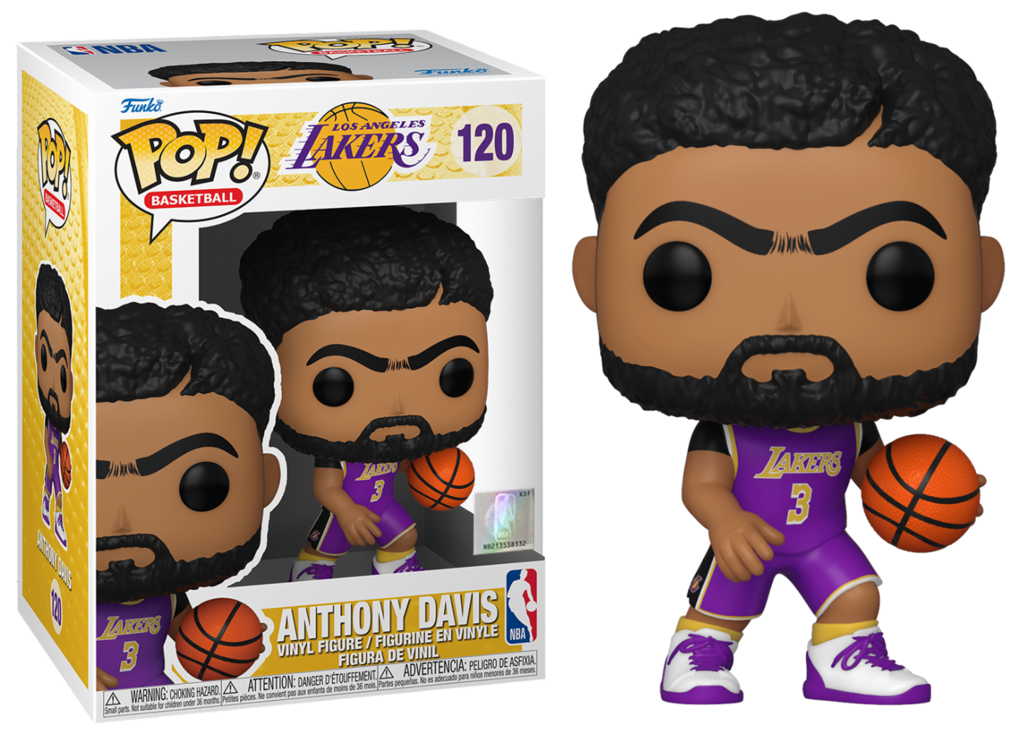 NBA - Lakers - POP N° 120 - Anthony Davis : ShopForGeek.com: Bobble ...