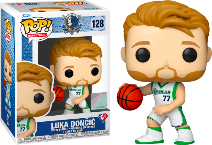 NBA - POP N° 128 - Luka Doncic ( Light Blue Jersey ) : ShopForGeek.com ...