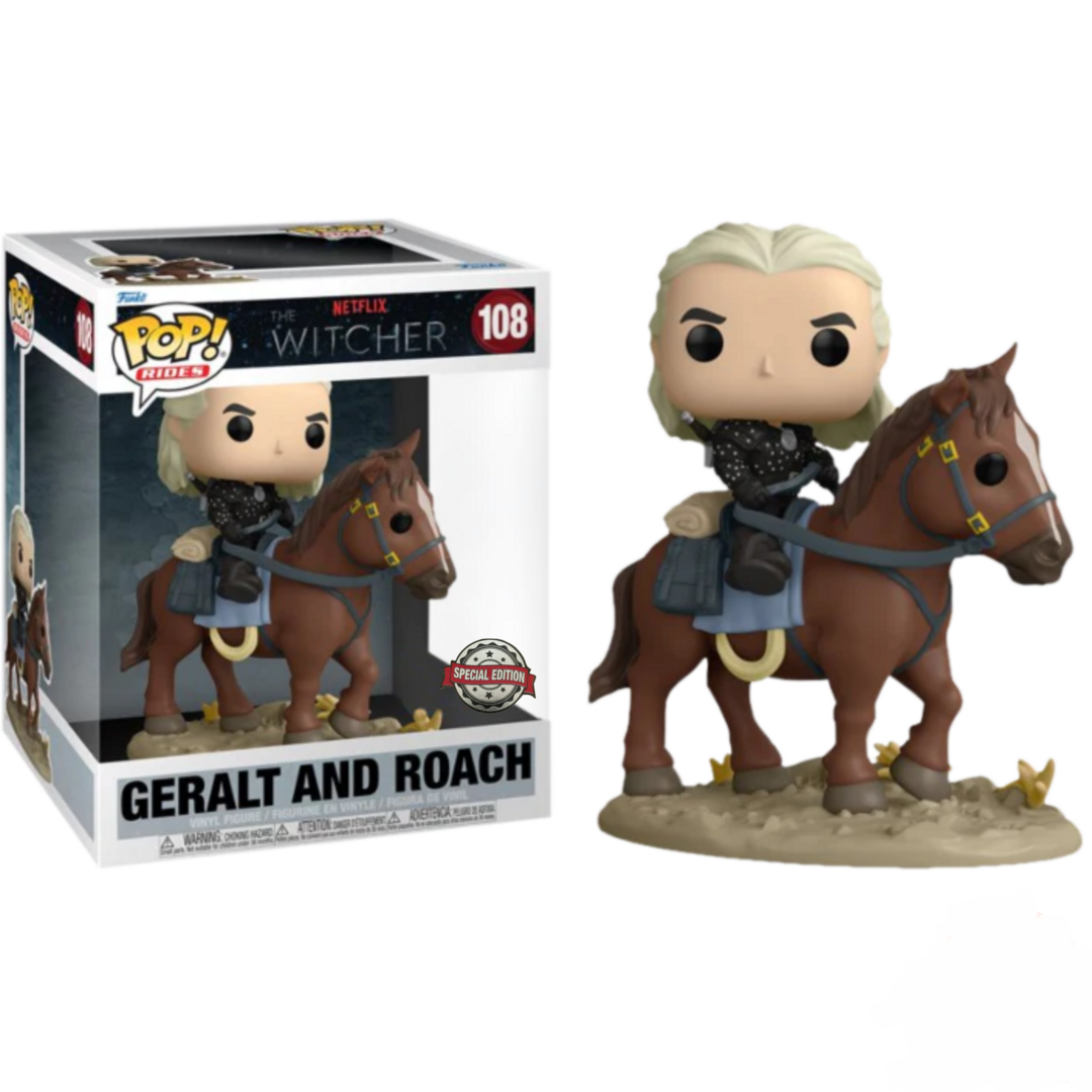 BEMS | THE WITCHER - POP Rides Deluxe N° 108 - Geralt and Roach S.E.