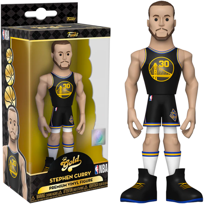 NBA - Stephen Curry - Gold 5" Vinyl Figure with Chase 13cm ...